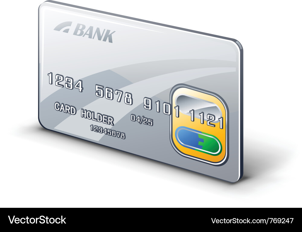 Credit card Royalty Free Vector Image - VectorStock