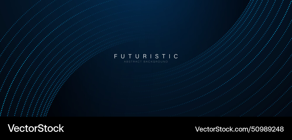 Abstract technology futuristic curve lines Vector Image
