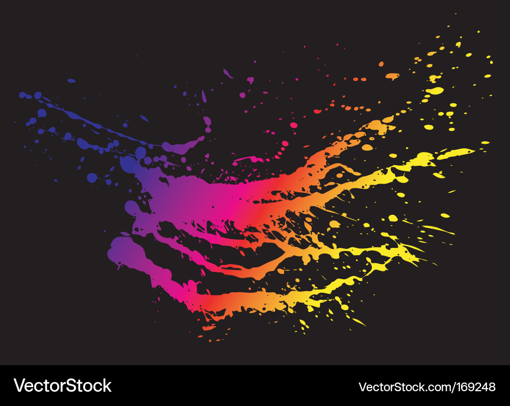 Splatter Royalty Free Vector Image - VectorStock