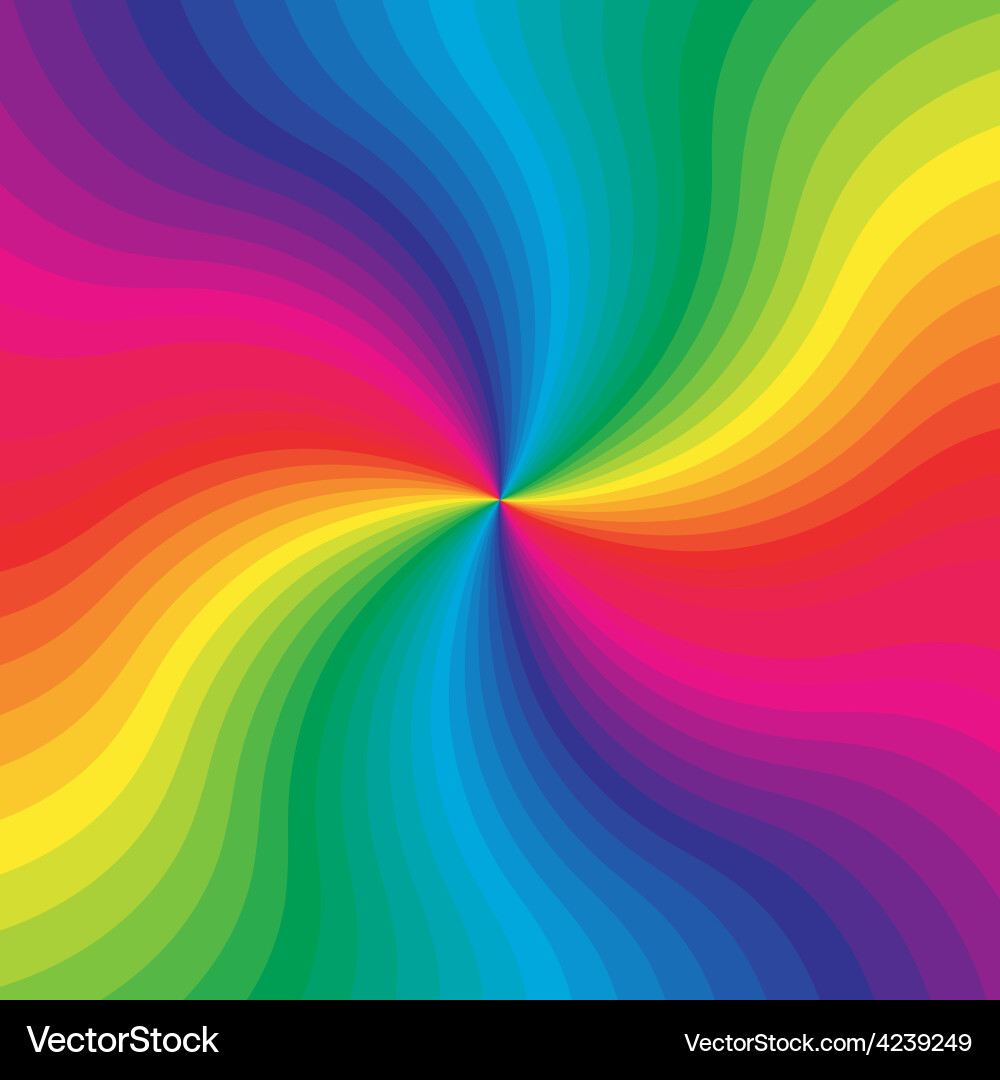 Abstract rainbow Royalty Free Vector Image - VectorStock