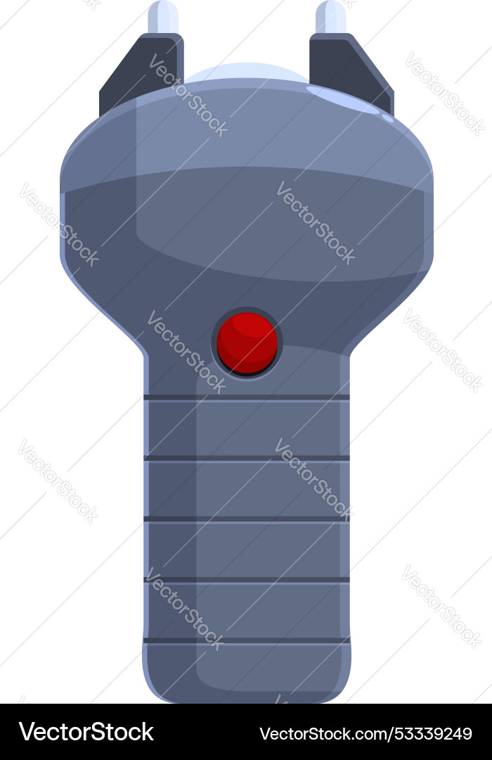 Cartoon electric shocker generating current Vector Image