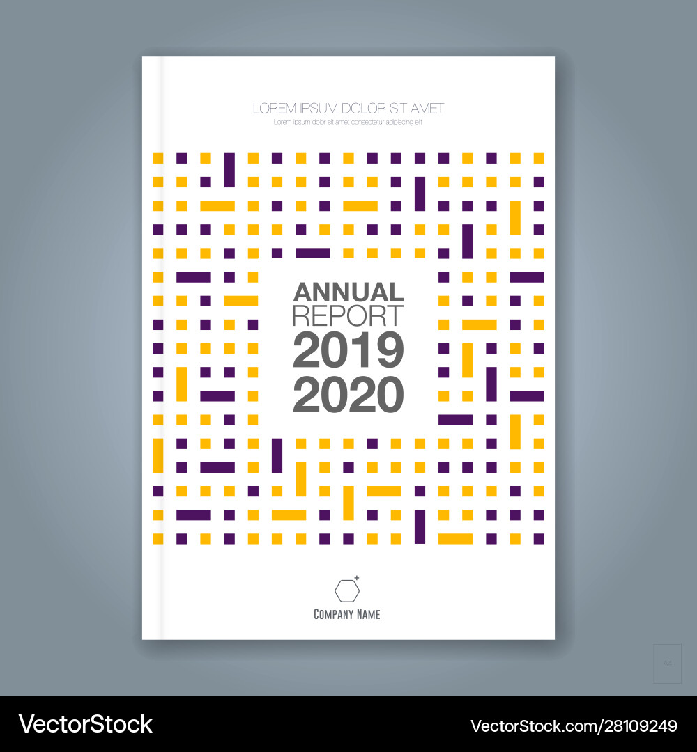 Cover annual report 1243 Royalty Free Vector Image