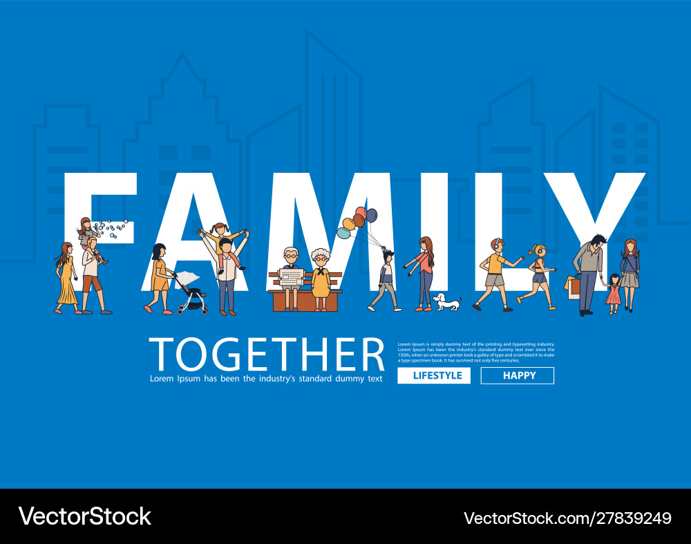 Family Fun Day Banner Vector Images (over 6,200)