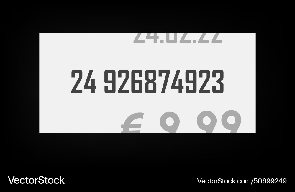 Sticker price Royalty Free Vector Image - VectorStock