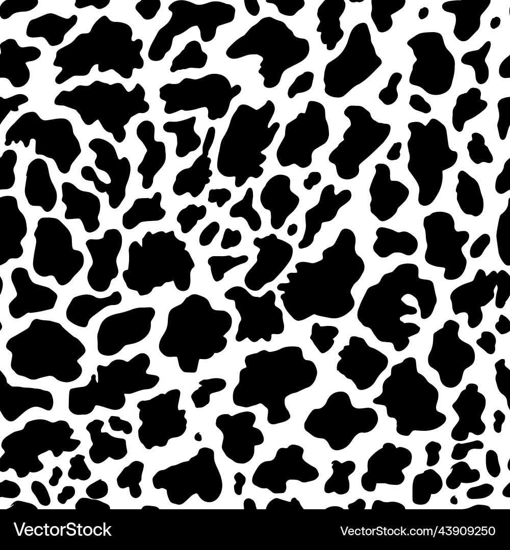 Animal background cow hide holstein cattle Vector Image