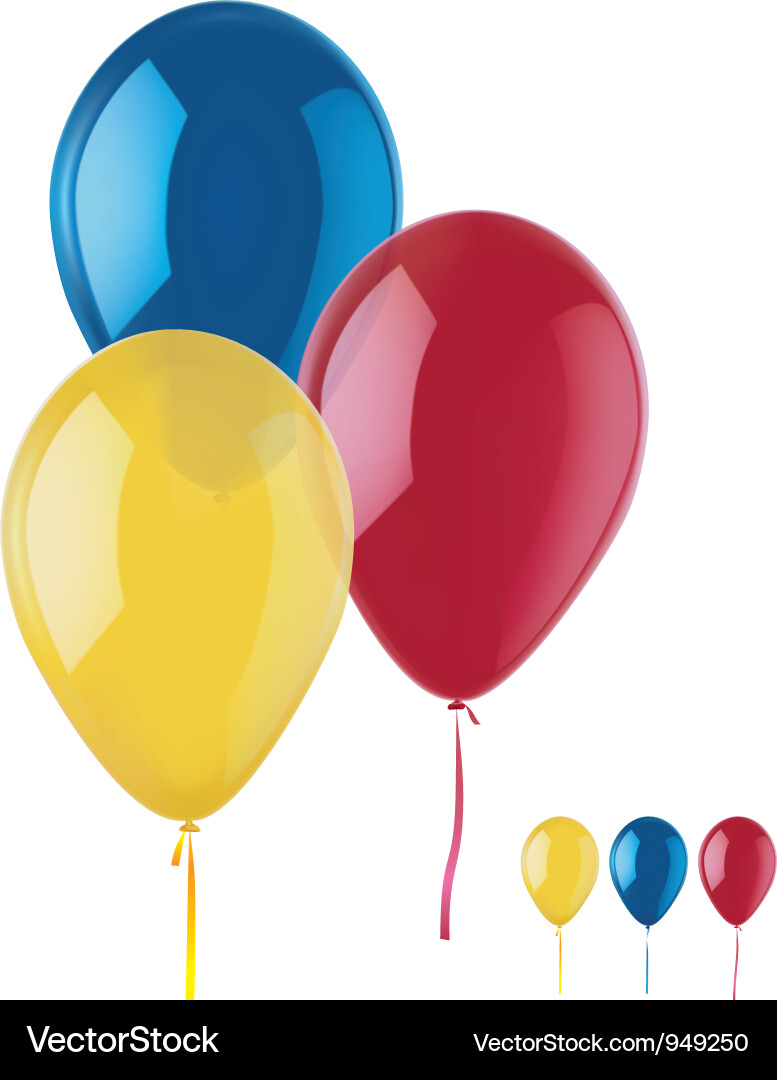 Balloons Royalty Free Vector Image - VectorStock
