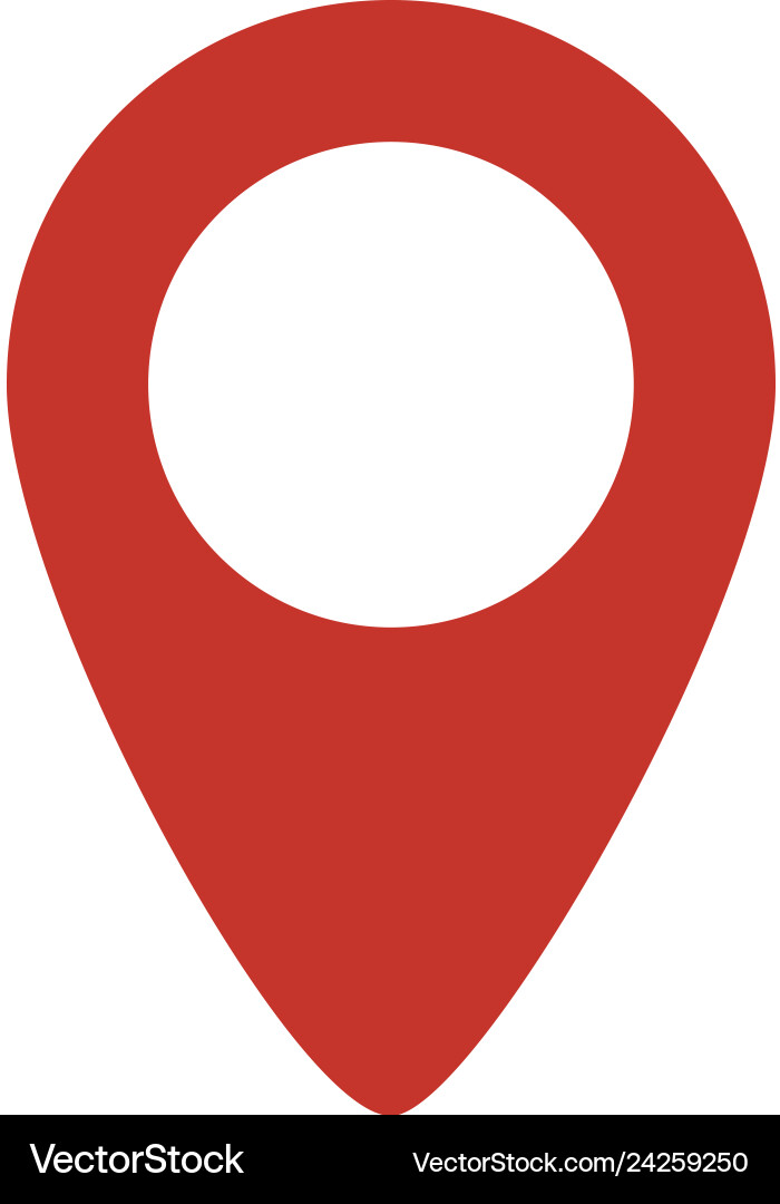 Location symbol icon Royalty Free Vector Image