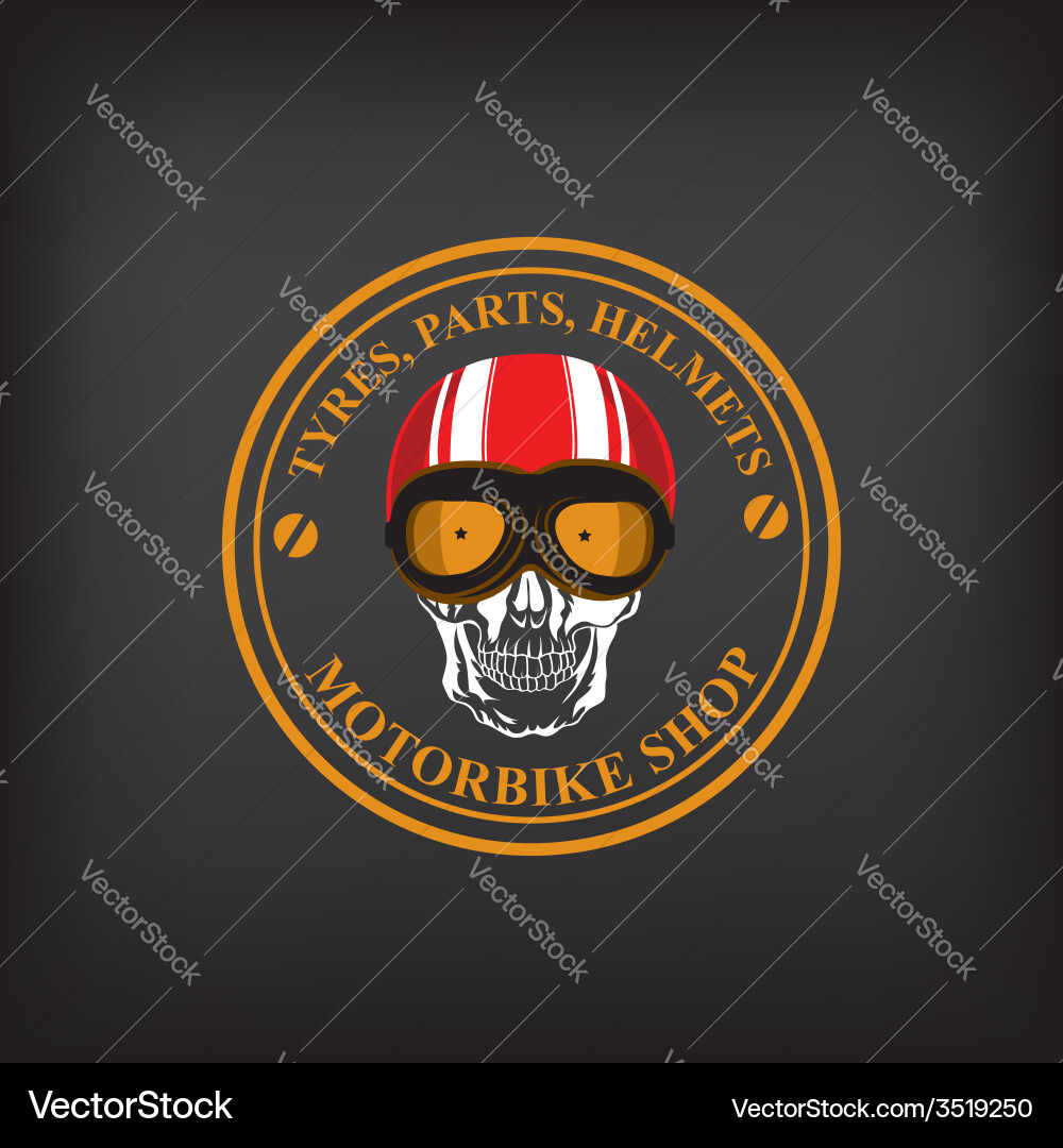 Motorbike shop Royalty Free Vector Image - VectorStock