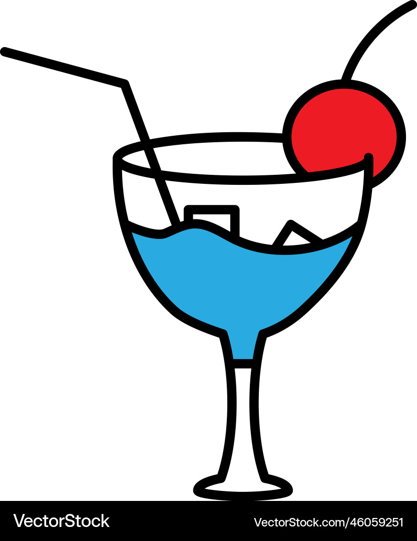 Party drink icon clipart design Royalty Free Vector Image