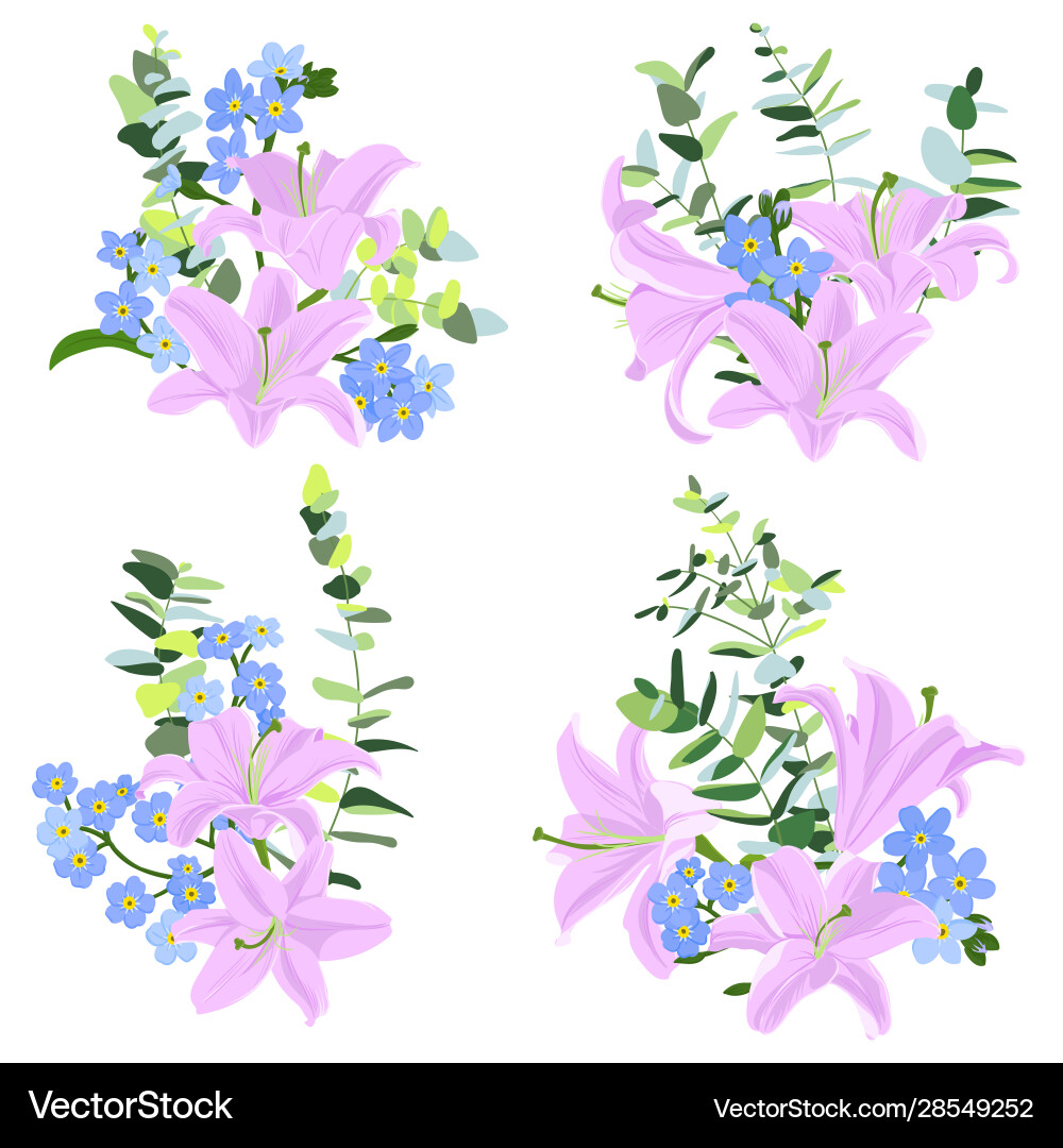 Drawing flowers Royalty Free Vector Image - VectorStock