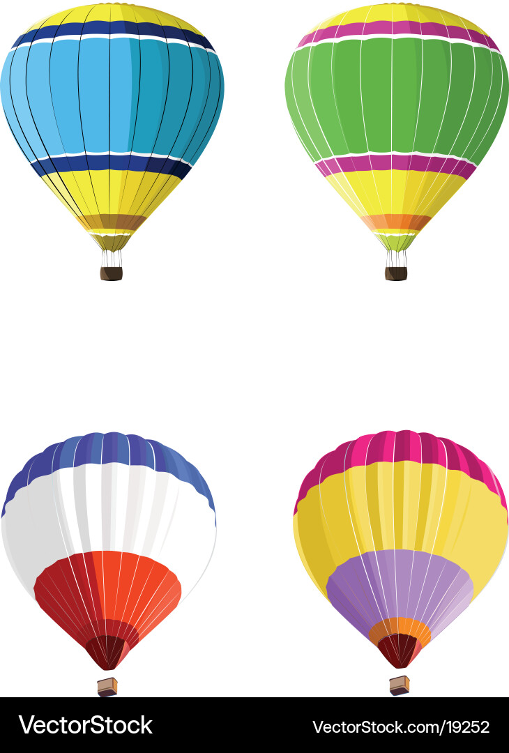 Hot air balloon Royalty Free Vector Image - VectorStock