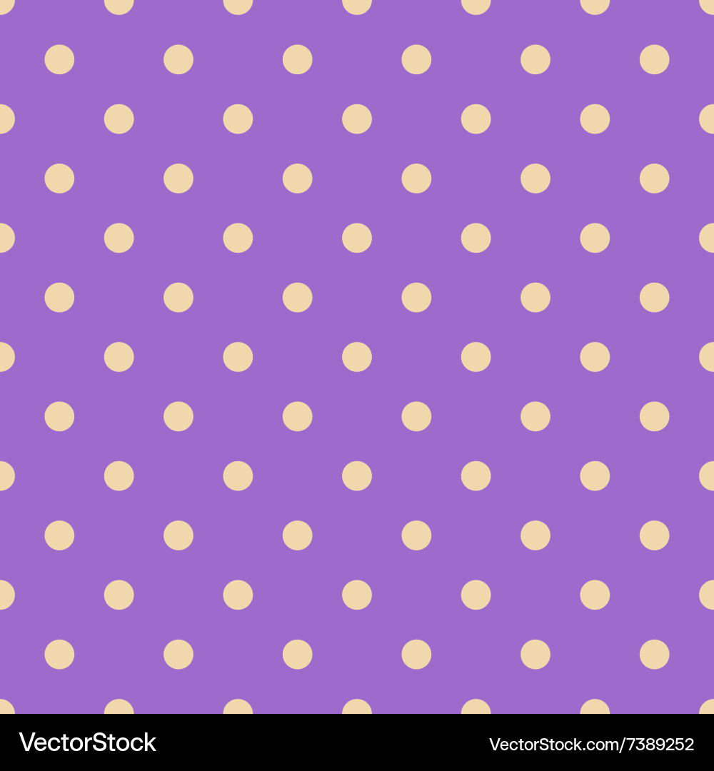 Seamless polka dot violet pattern with circles Vector Image