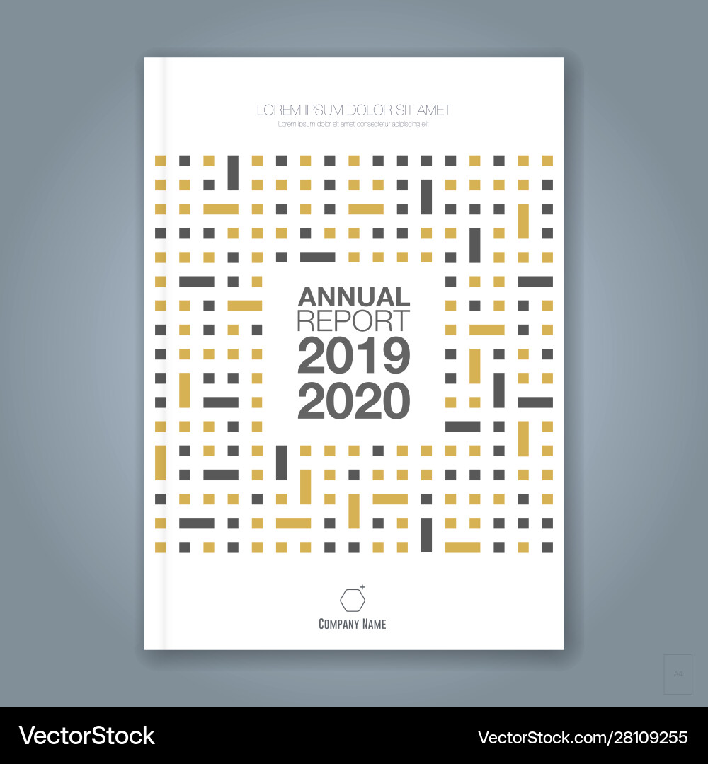 Cover annual report 1248 Royalty Free Vector Image