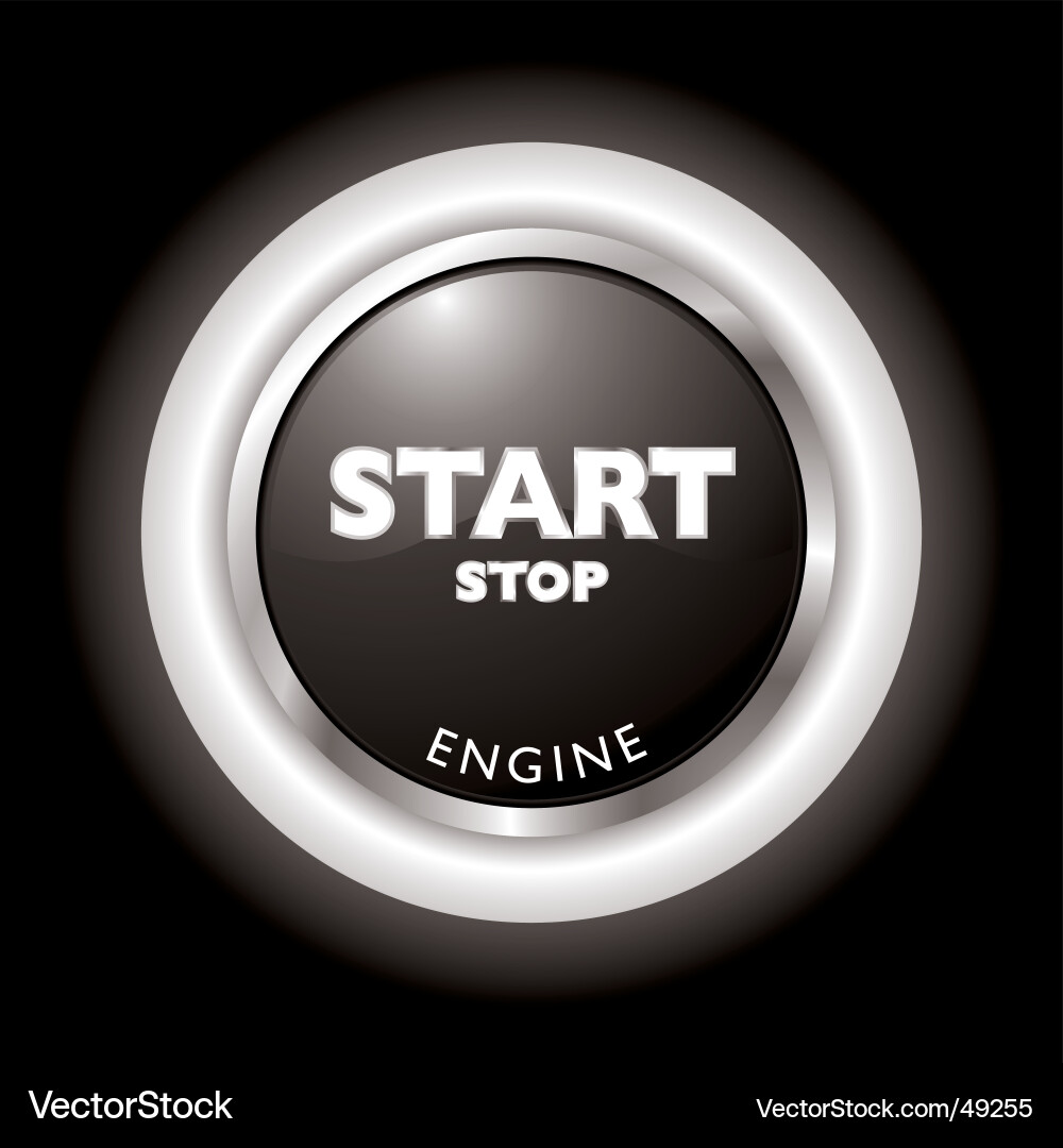 Engine start Royalty Free Vector Image - VectorStock