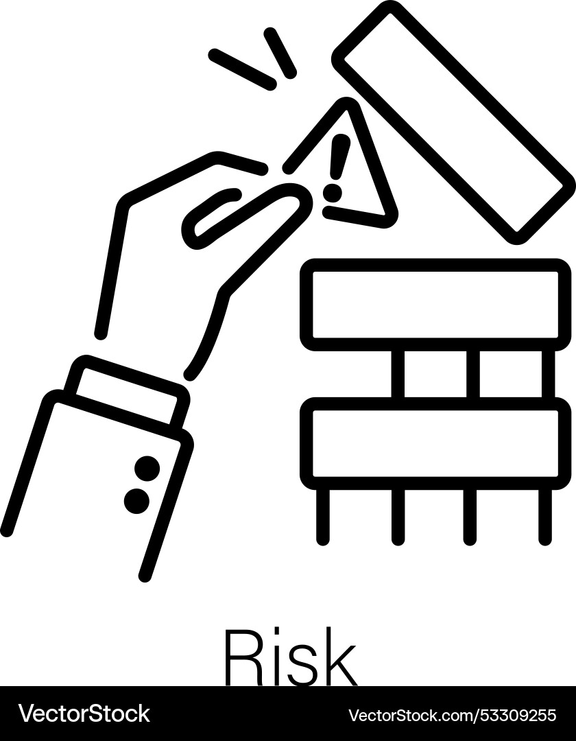 Risk Royalty Free Vector Image - VectorStock