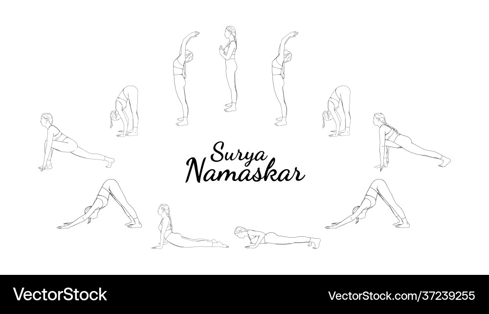 Sun Salutation Step By Step