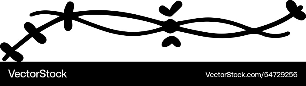 Double curved lines intersect and intertwine Vector Image