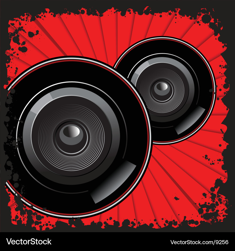 Sub-woofers Royalty Free Vector Image - VectorStock
