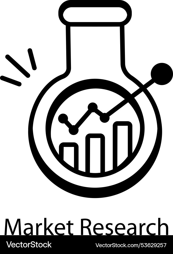 Market research Royalty Free Vector Image - VectorStock