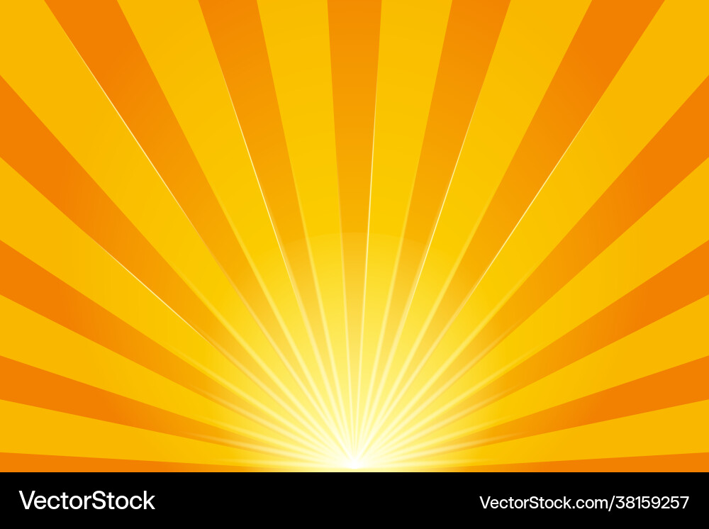 Shine sun rays pattern on light background Vector Image