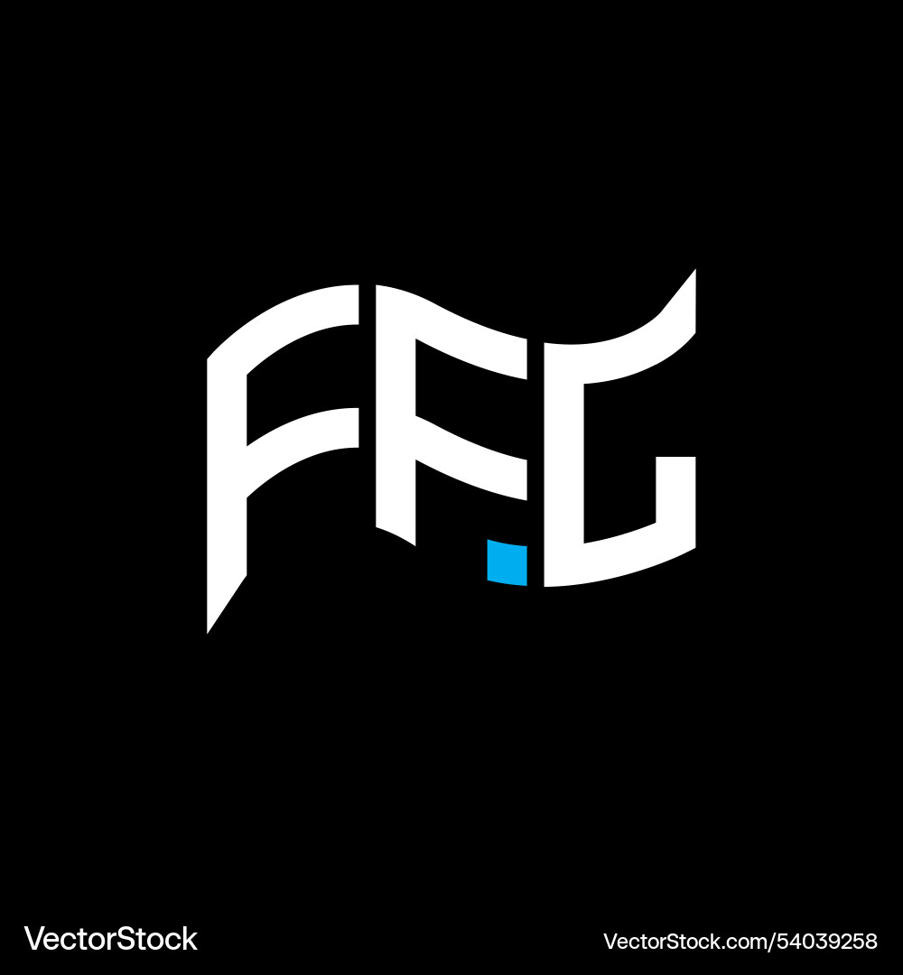 Ffl logo design simple and modern – Royalty-Free Vector | VectorStock