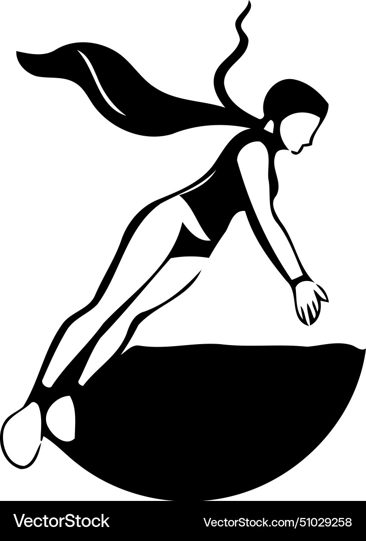 Swimming pool logo design template Royalty Free Vector Image