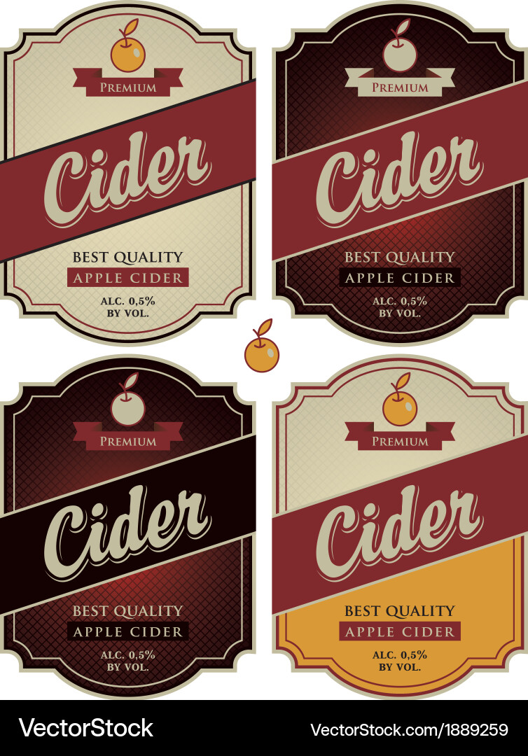 Apple cider Royalty Free Vector Image - VectorStock