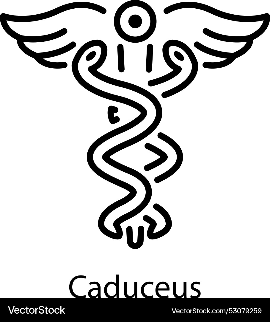 Caduceus Royalty Free Vector Image - VectorStock