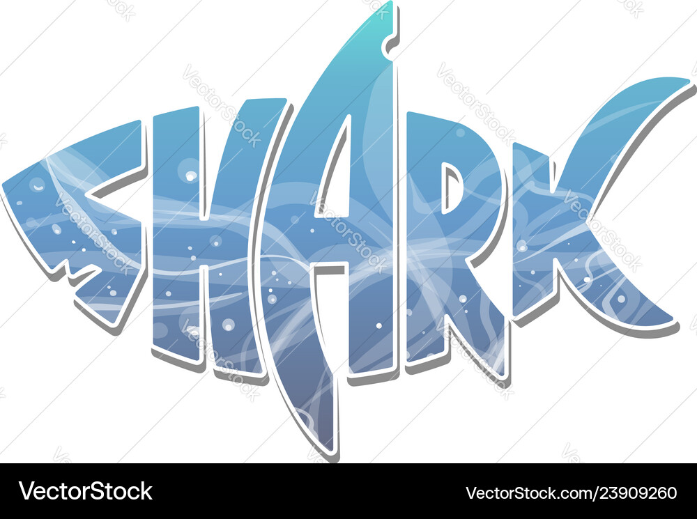Colorful shark logo design Royalty Free Vector Image