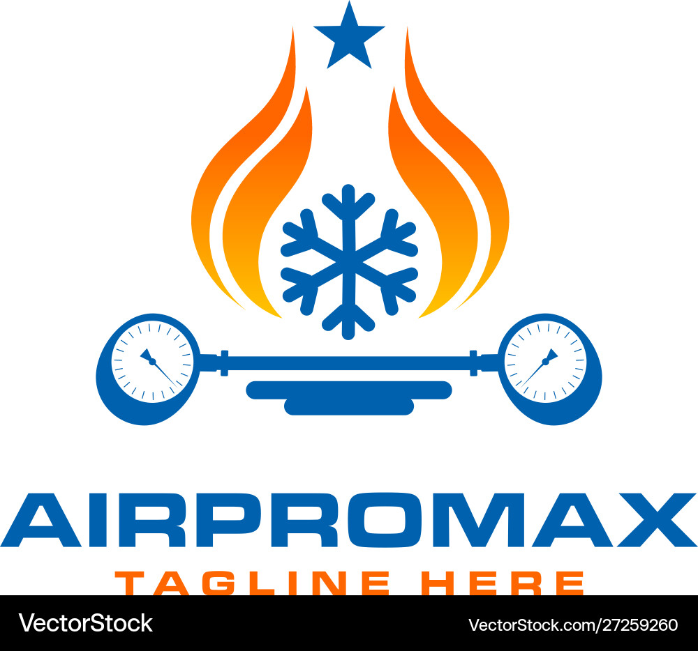 Cooling logo Royalty Free Vector Image - VectorStock