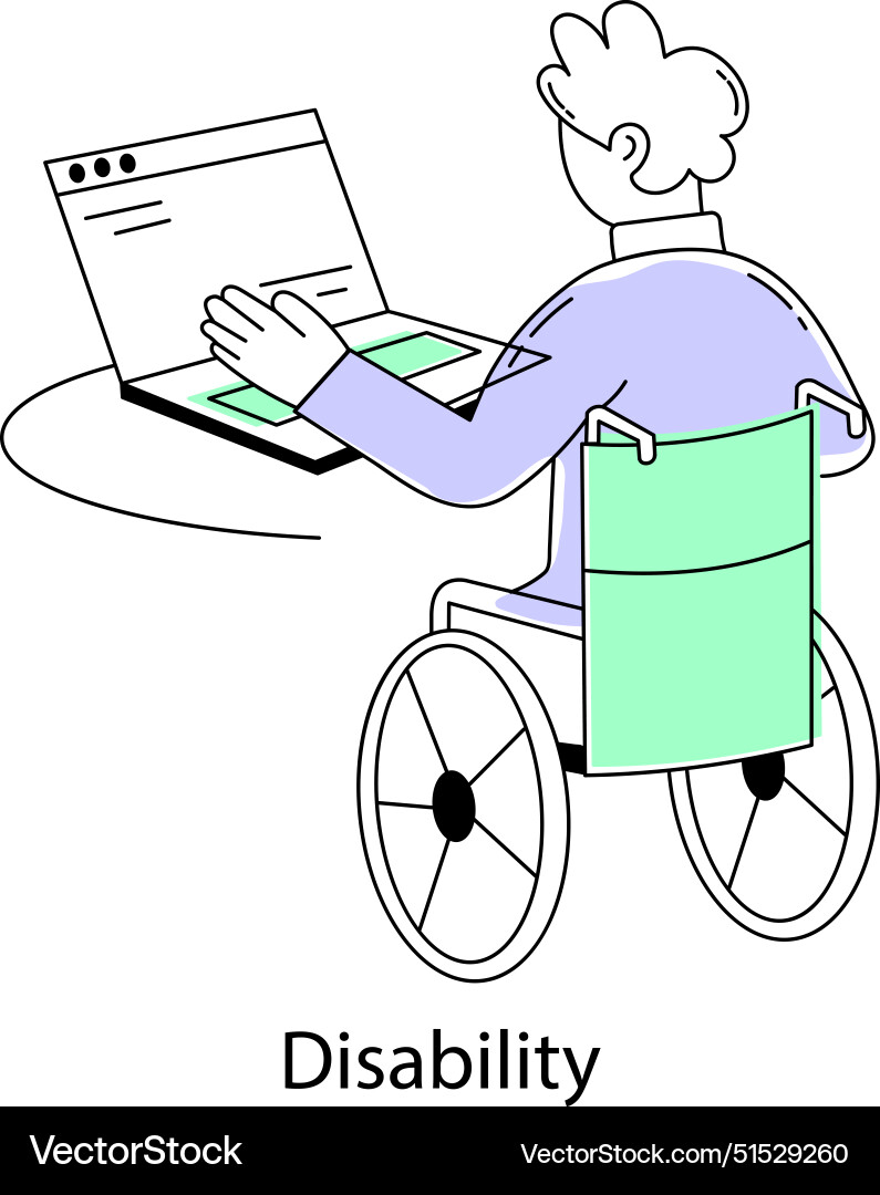 Disability Royalty Free Vector Image - VectorStock