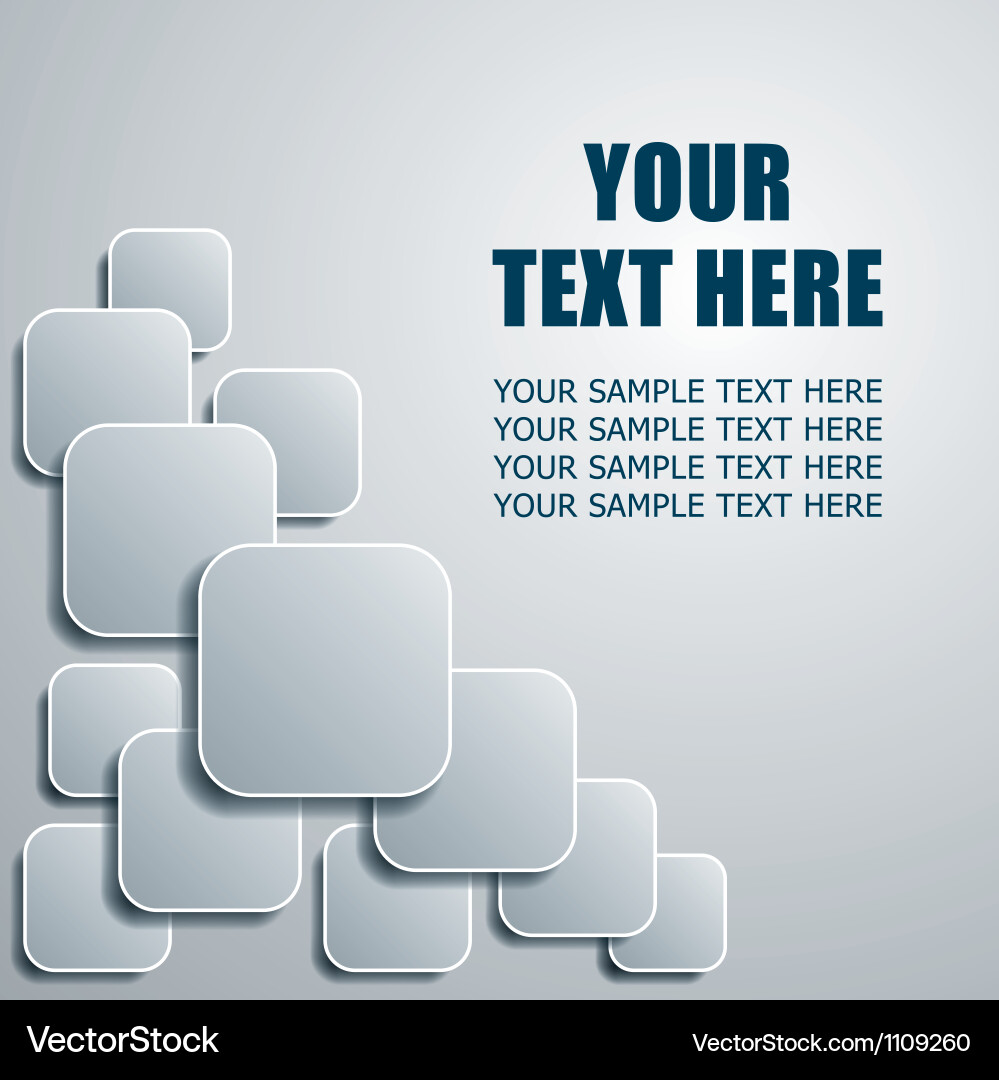 Modern Rounded Squares Background Royalty Free Vector Image