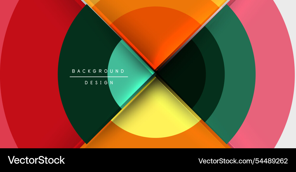 Techno circles and semi Royalty Free Vector Image