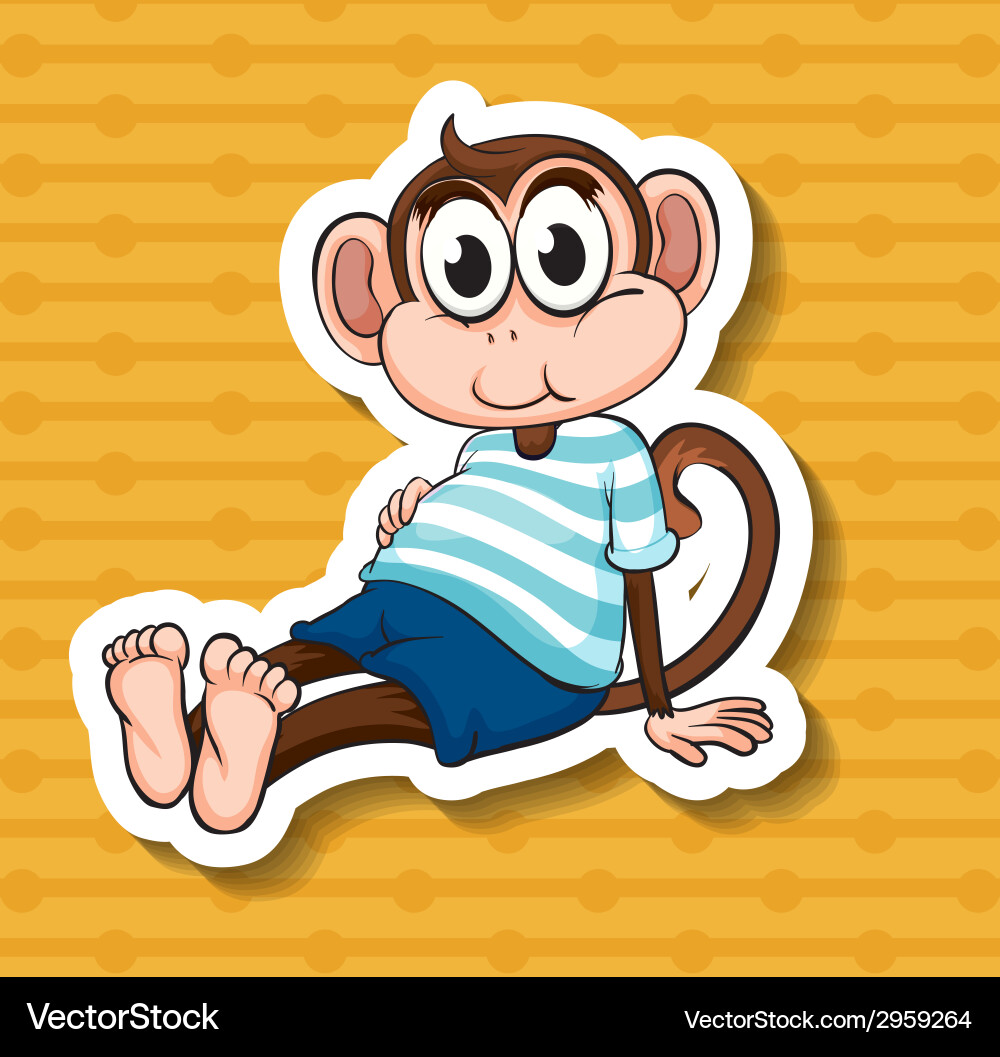 Monkey Royalty Free Vector Image - VectorStock