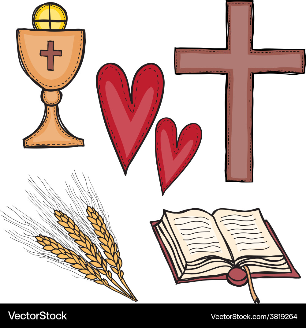 Set of religious symbols Royalty Free Vector Image