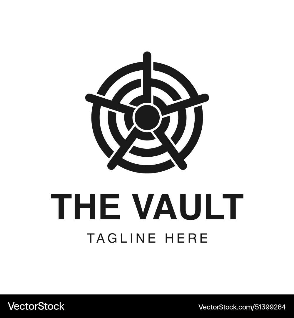 Vault safe Royalty Free Vector Image - VectorStock