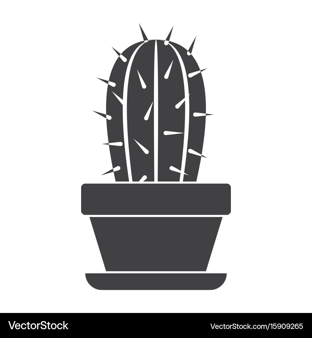 Cactus icon Royalty Free Vector Image - VectorStock