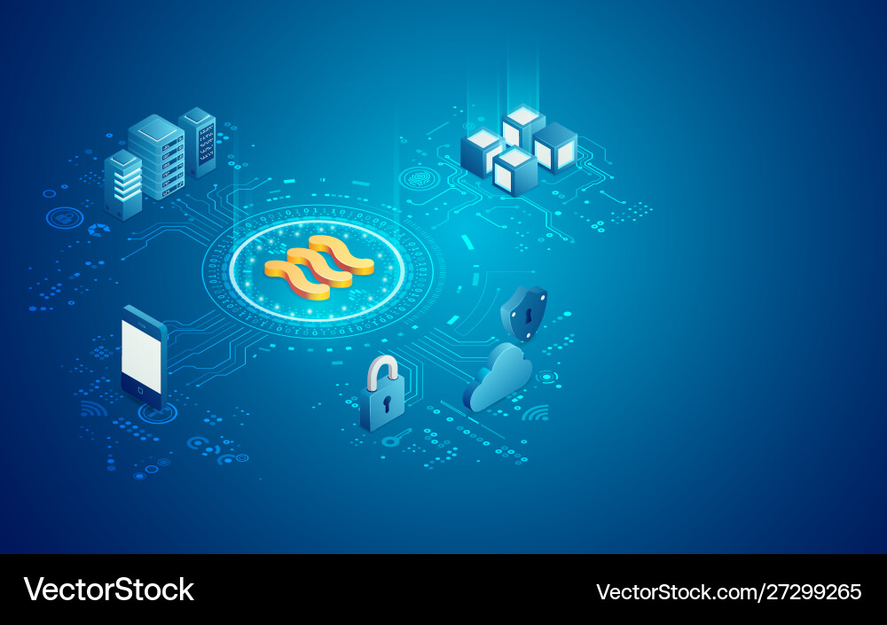 Libra system Royalty Free Vector Image - VectorStock