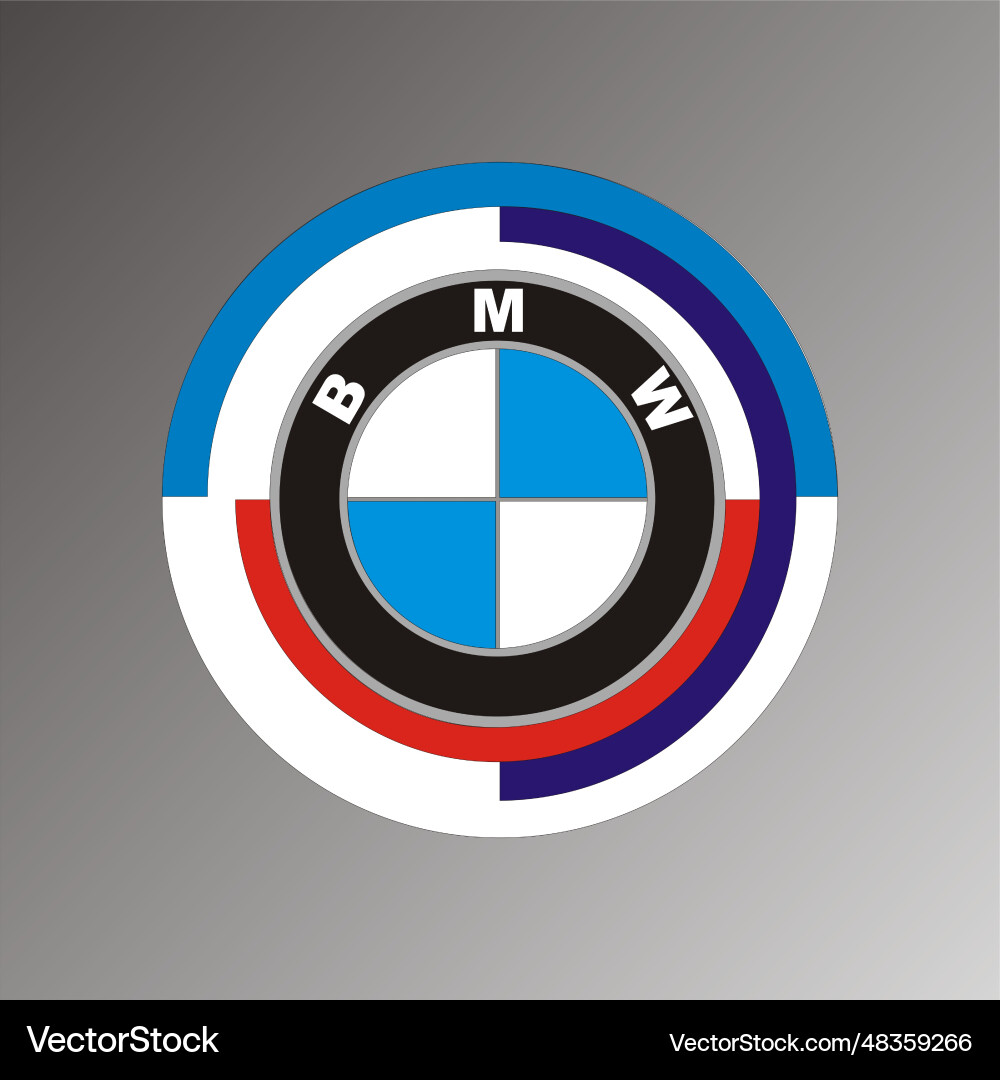 Bmw m sport logo Royalty Free Vector Image - VectorStock
