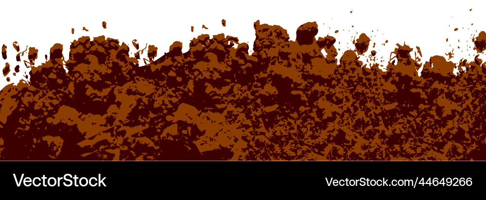 Ground with plant world Royalty Free Vector Image