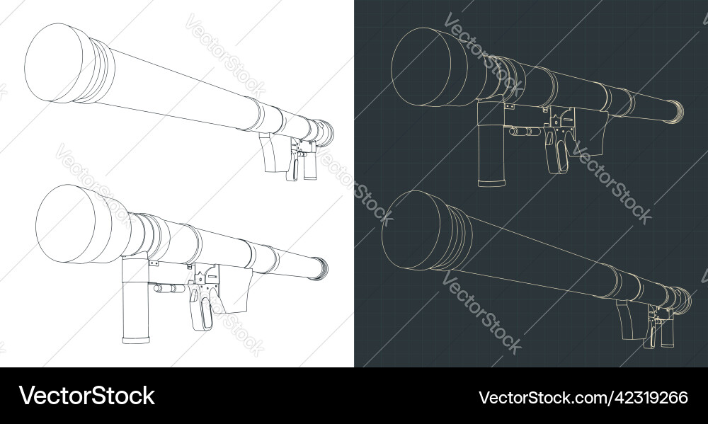 Man-portable air-defense system Royalty Free Vector Image