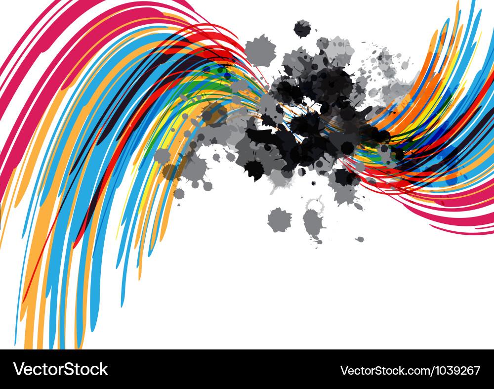 Artistic abstract design Royalty Free Vector Image