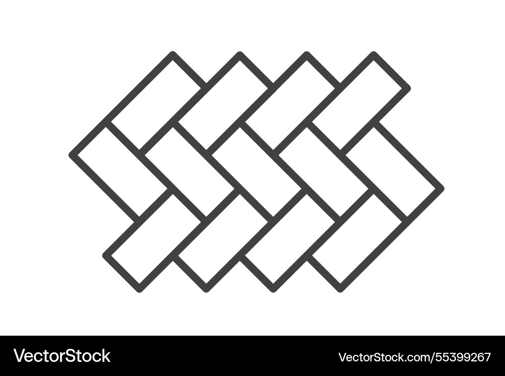 Tile Floor Pattern Icon Royalty Free Vector Image