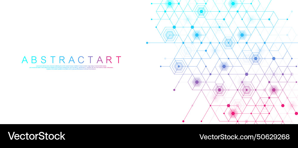 Modern technology with square Royalty Free Vector Image