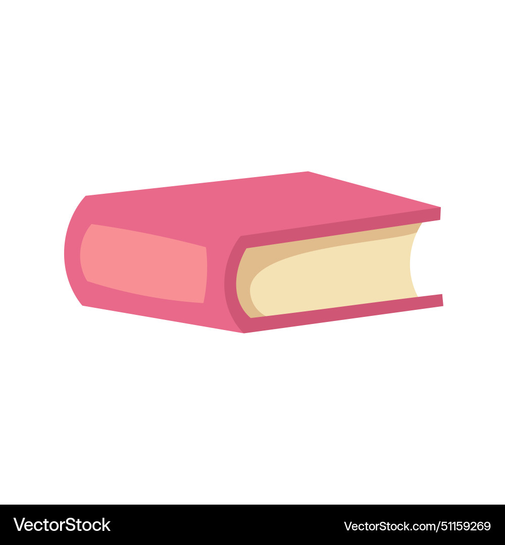 Pink book icon Royalty Free Vector Image - VectorStock
