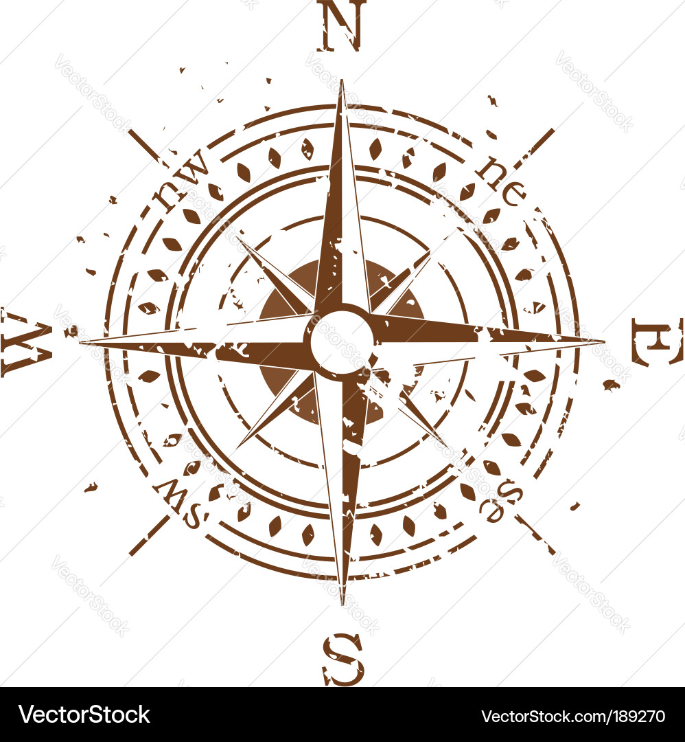 Compass Royalty Free Vector Image - VectorStock