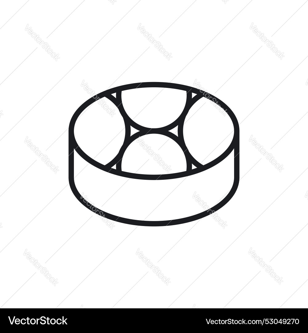 Drum steelpan icon isolated on white background Vector Image
