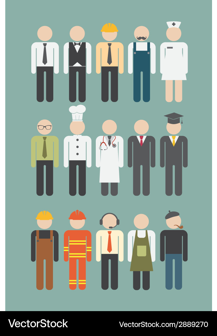 Occupation icon Royalty Free Vector Image - VectorStock