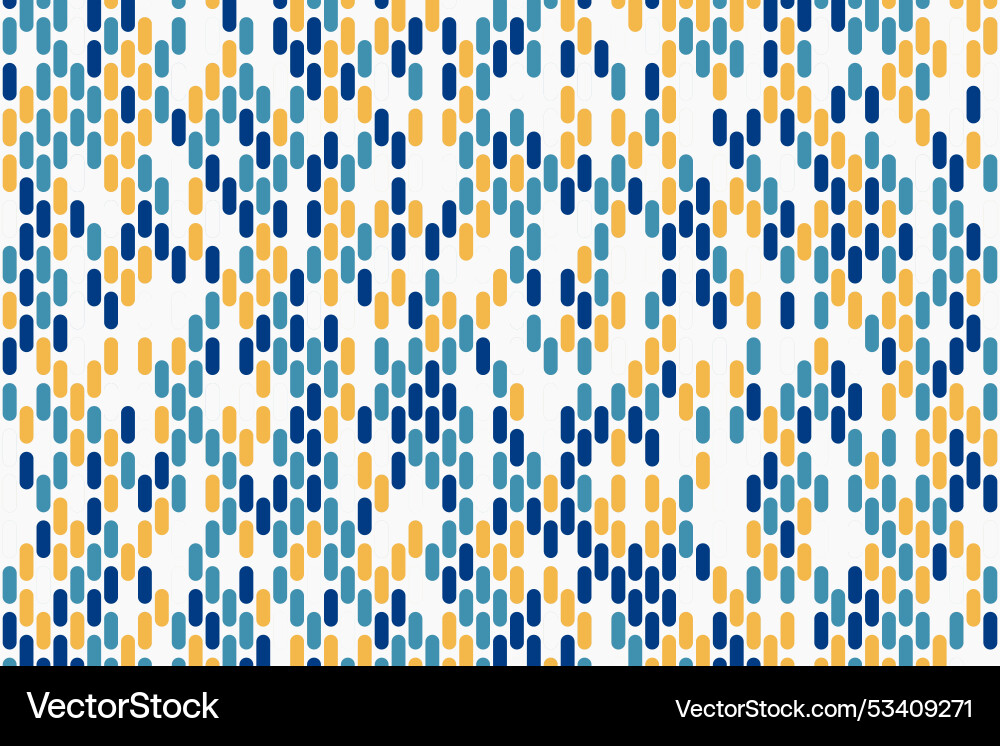 Multicolor oval blocks seamless pattern Royalty Free Vector