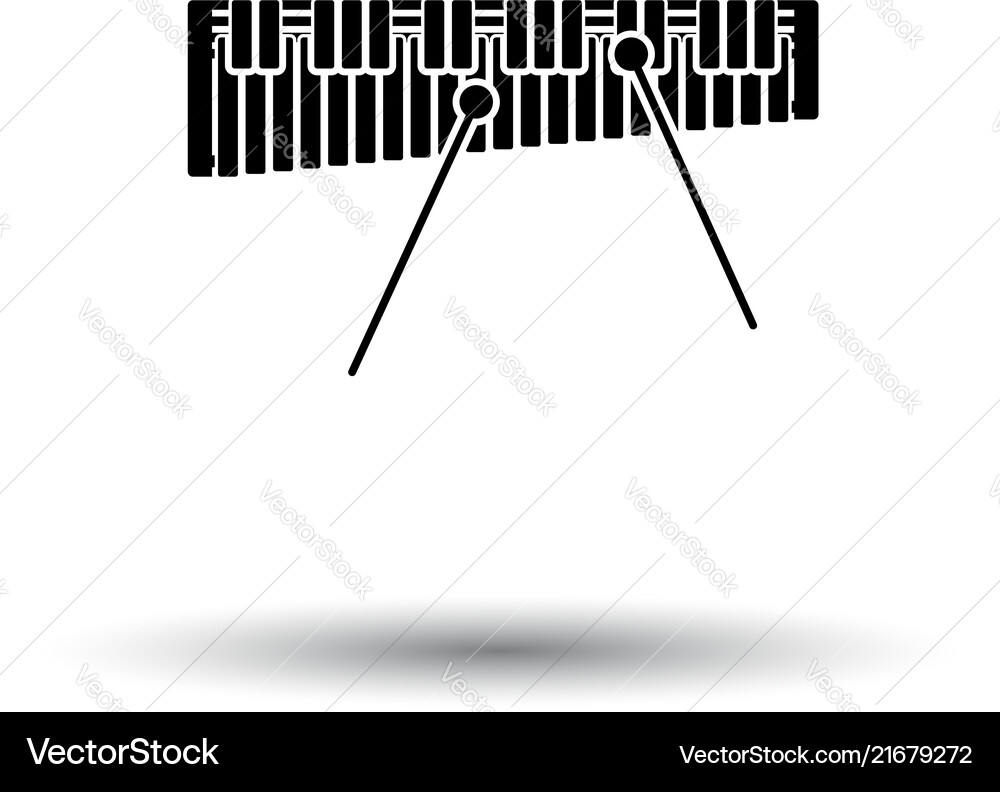 Xylophon-Symbol Lizenzfreies Vektorbild - VectorStock